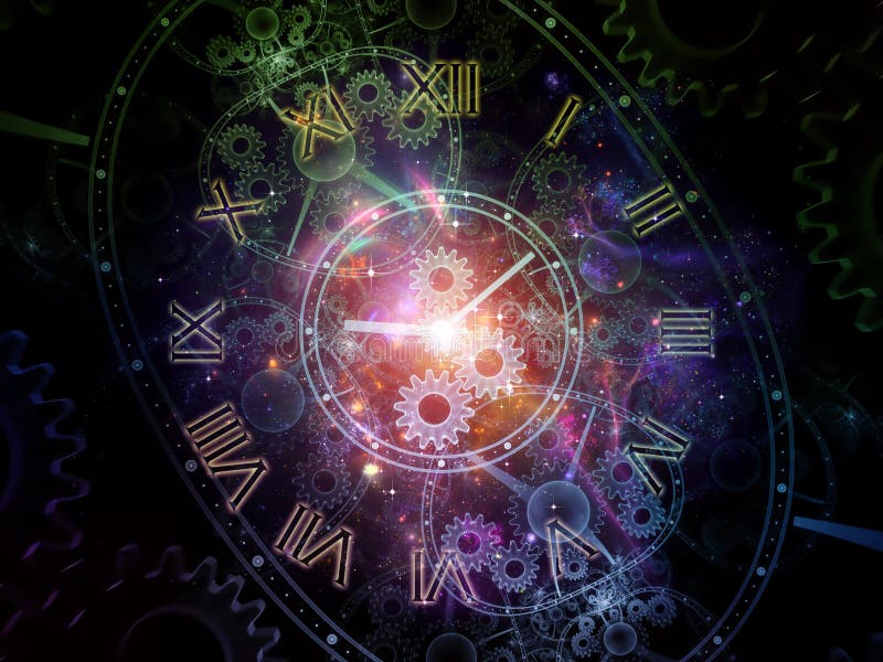 In Search of Temporal Realm Stock Illustration - Illustration of ...