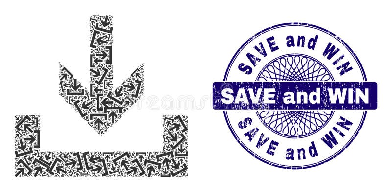 Downloads Recursion Collage of Downloads Items and Grunge Save and Win ...