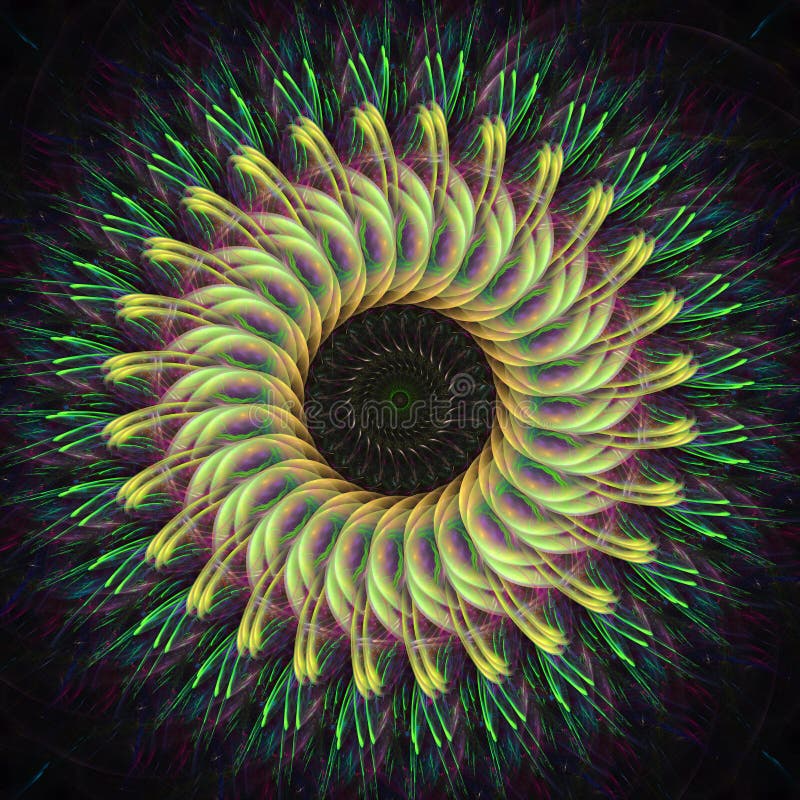 Fractal stock illustration. Illustration of illusion - 83525143