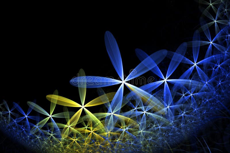 Fractal daisy buds stock illustration. Illustration of fractal - 4361280