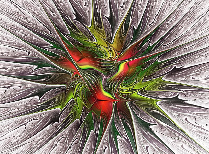 Fractal leaves stock image. Image of garden, effect - 179386147