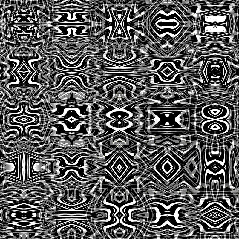 Fractal Complex Black White Patterns - Mandelbrot Set Detail, Digital ...