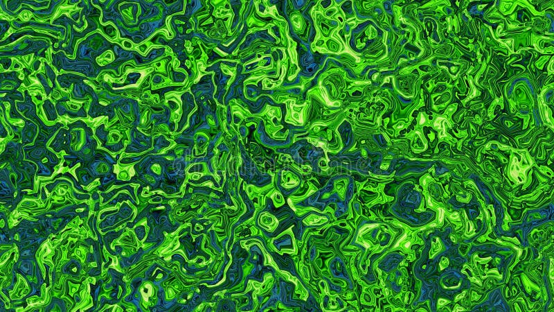 Fractal Complex Green Blue Patterns - Mandelbrot Set Detail, Digital ...