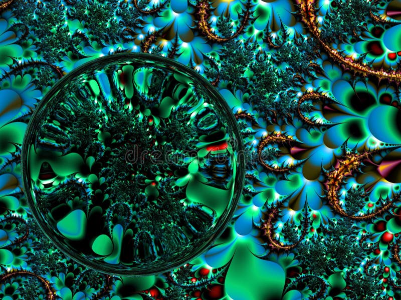 Fractal Complex Green Patterns - Mandelbrot Set Detail, Digital Artwork ...