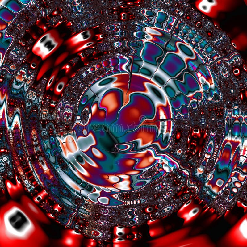 Fractal Complex Red Patterns - Mandelbrot Set Detail, Digital Artwork ...