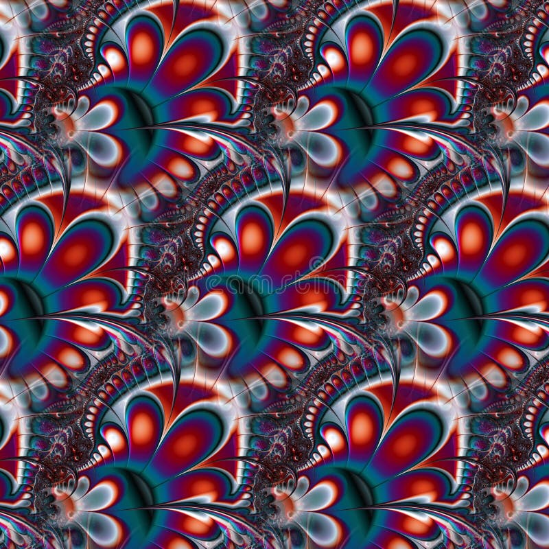 Fractal Complex Red Patterns - Mandelbrot Set Detail, Digital Artwork ...