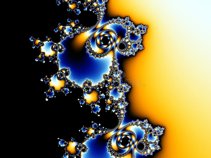 Fractal - Computer Generated Image of Abstract Mathematical Structure ...