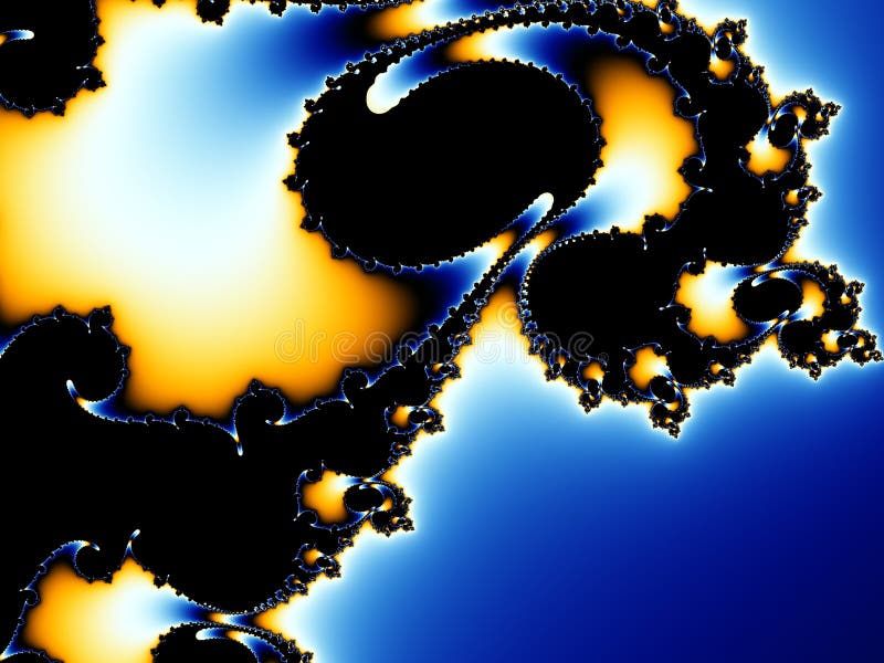 Fractal - Computer Generated Image of Abstract Mathematical Structure ...