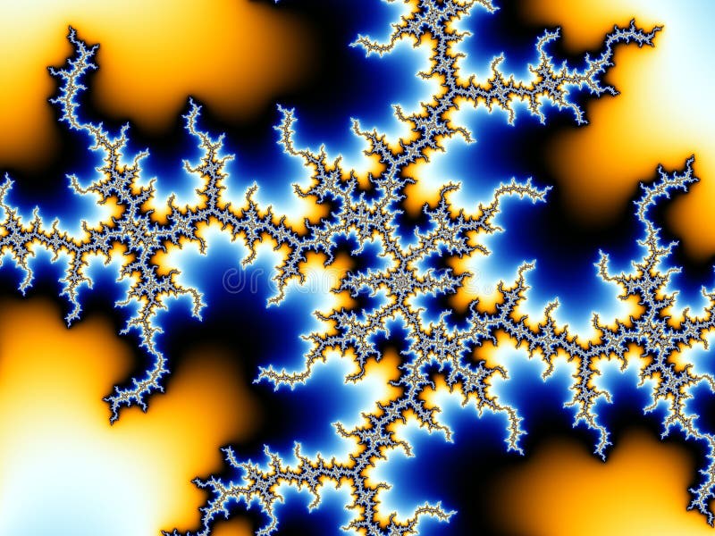 Fractal - Computer Generated Image of Abstract Mathematical Structure ...