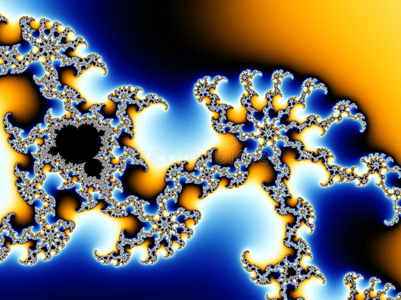 Fractal - Computer Generated Image of Abstract Mathematical Structure ...