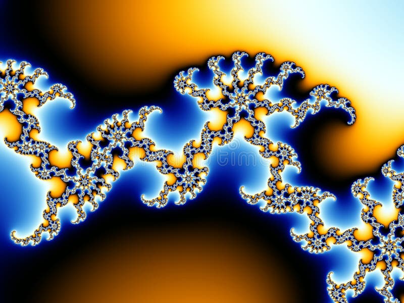 Fractal - Computer Generated Image of Abstract Mathematical Structure ...