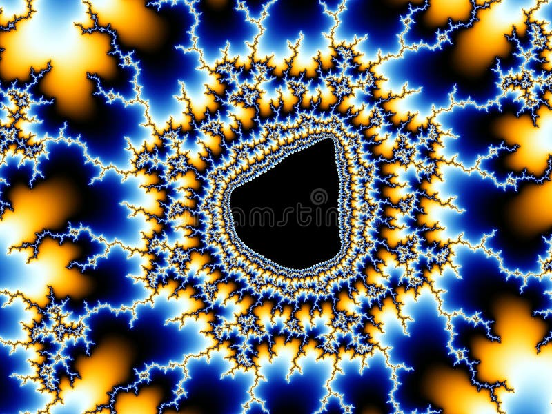 Fractal - Computer Generated Image of Abstract Mathematical Structure ...