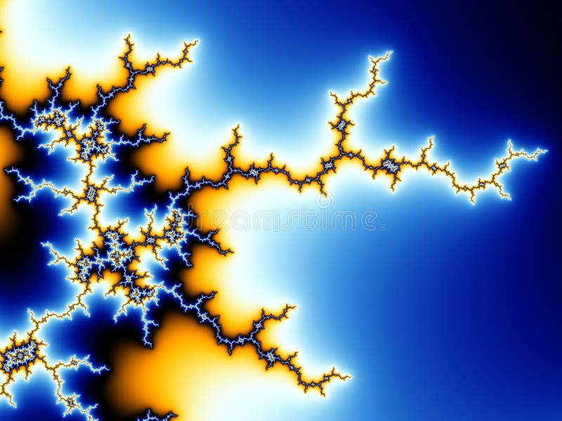 Fractal - Computer Generated Image of Abstract Mathematical Structure ...