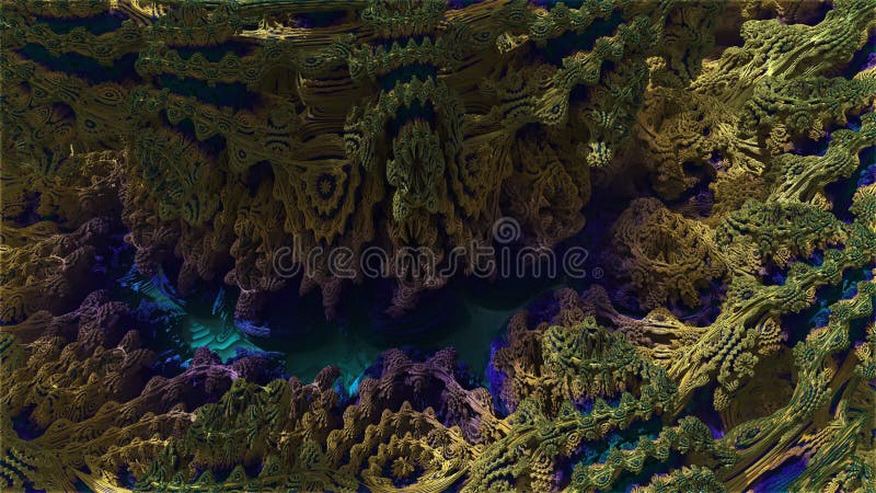 Fractal 3d. Abstract Computer Generated Fractal Design. Stock ...