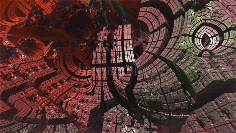 Fractal 3d. Abstract Computer Generated Fractal Design. Stock ...