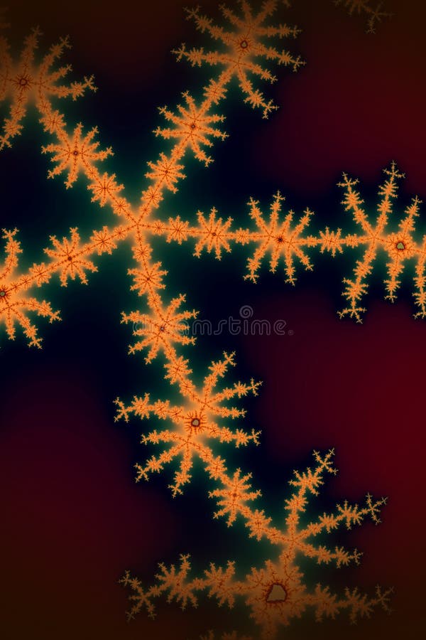 Fractal 2D Texture. Computer Illustration. Beautiful Mathematically ...