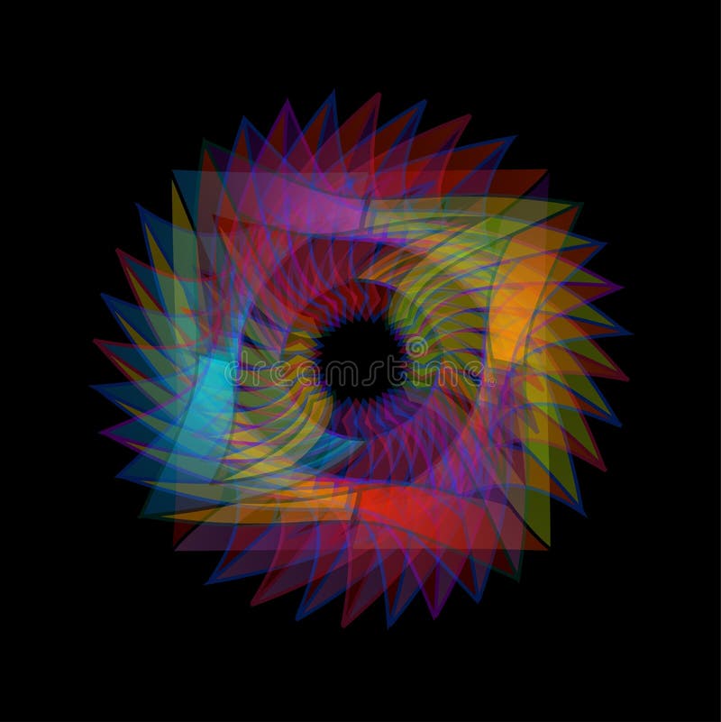 Fractal design element stock illustration. Illustration of graphic ...