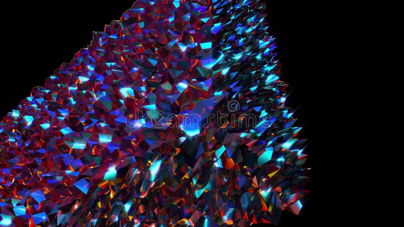 Fractal diamond element stock illustration. Illustration of mineral ...