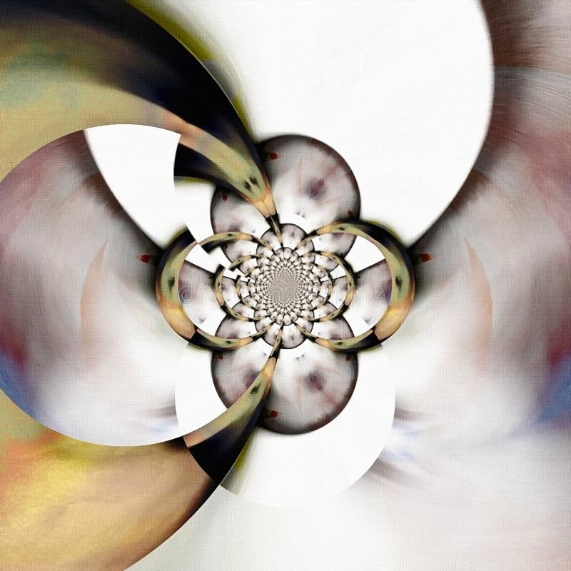 Fractal stock illustration. Illustration of circle, painting - 171374950