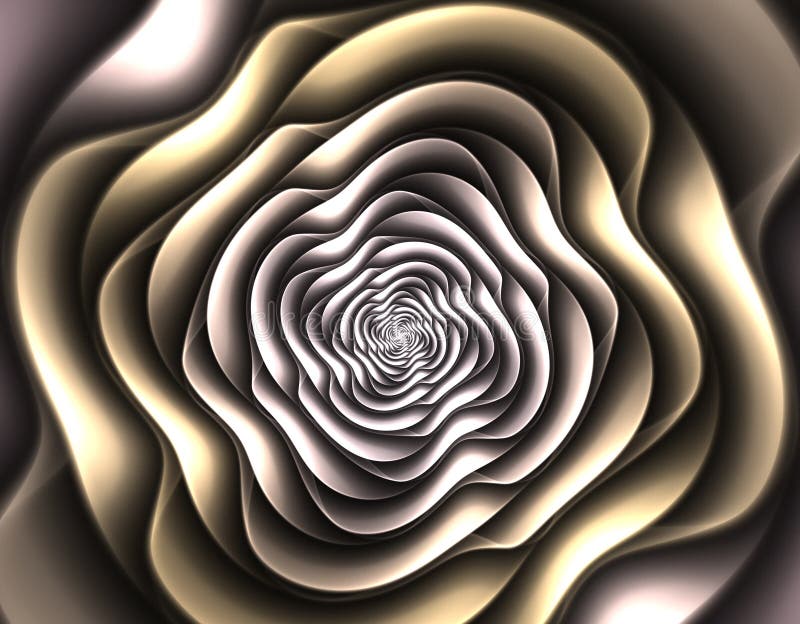 Fractal Dynamic Spiral. a Computer-generated Image for Use As ...