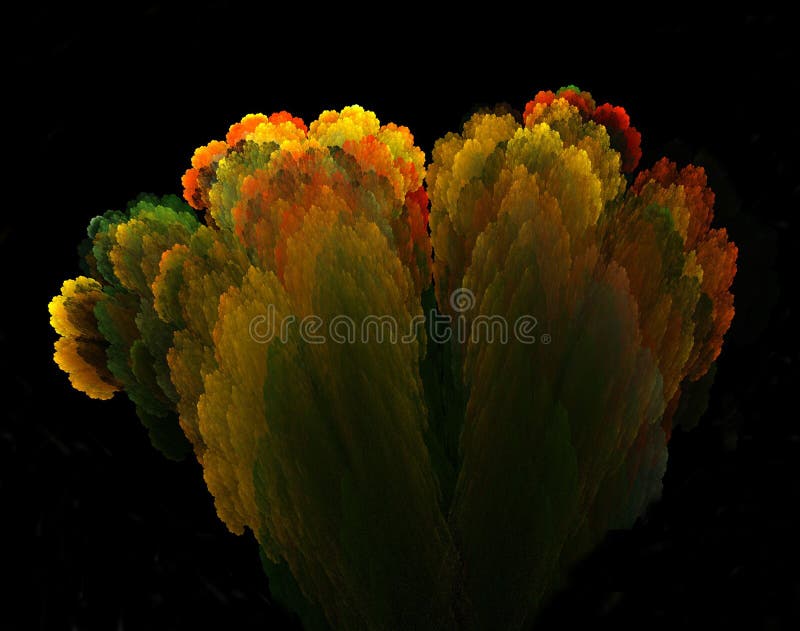 Fractal flame stock image. Image of blue, artifical, colorful - 7486537