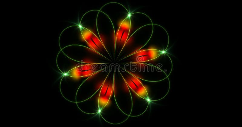 Fractal Flower. Fractal Image As Bacground with Flower. Creative ...