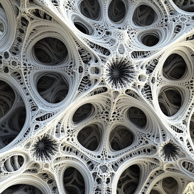 Fractal Geometry Design Pattern Stock Illustration - Illustration of ...