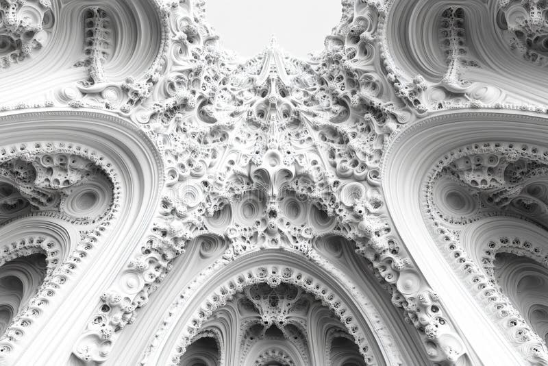 Fractal Geometry Design Pattern Stock Illustration - Illustration of ...