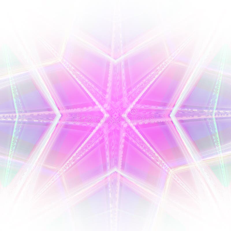 Fractal Glass Glow Tile Pattern Glowing Symmetrical Square Diamond ...