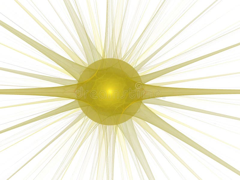 Gold abstract sun stock illustration. Illustration of painting - 107142770