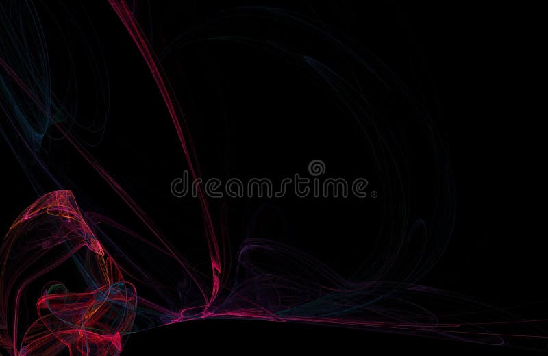 Fractal Graphics for Flyer Design Stock Illustration - Illustration of ...