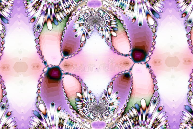 Fractal Image: Fancy Pattern. Stock Illustration - Illustration of ...