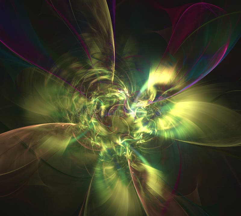 Fractal Light Forms 454 stock image. Image of design - 57963407