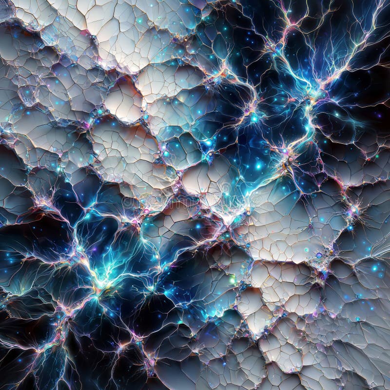 Electric Storm: Abstract Cosmic Lightning, Generative Ai Stock ...