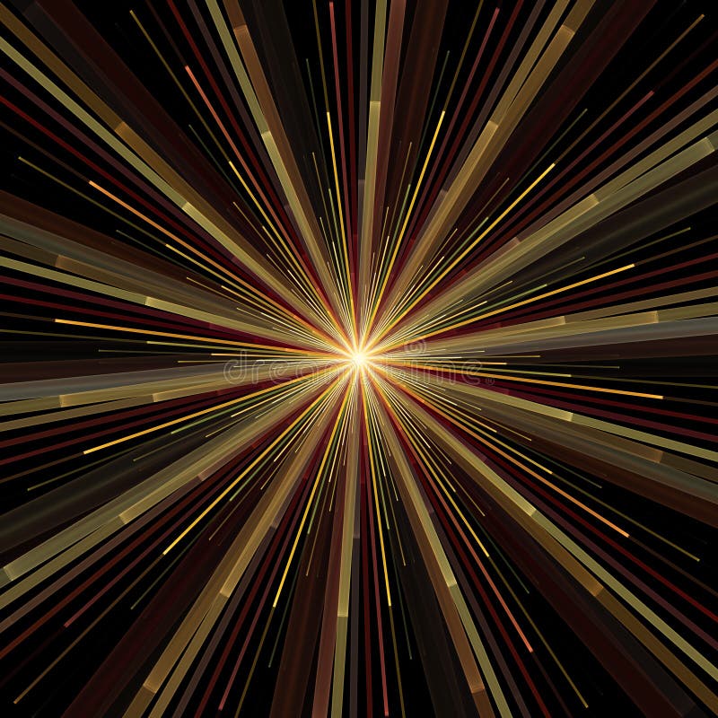 Fractal Line Burst stock illustration. Illustration of fractal - 253610362