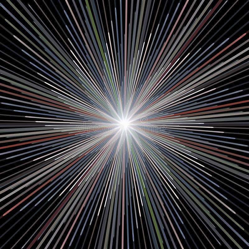 Fractal Line Burst stock illustration. Illustration of emit - 254106764
