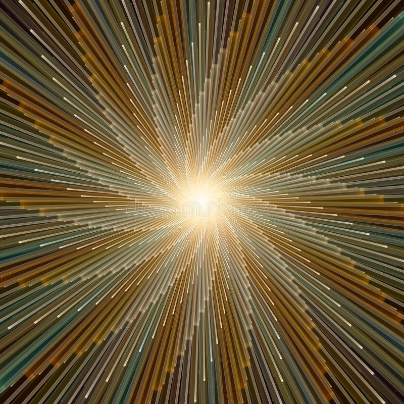 Fractal Line Burst stock illustration. Illustration of radial - 256233609