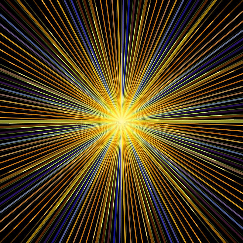 Fractal Line Burst stock illustration. Illustration of fractal - 259596221