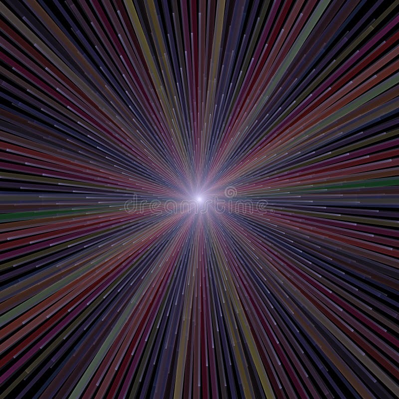 Fractal Line Burst stock illustration. Illustration of burst - 261848419