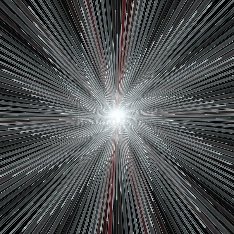 Fractal Line Burst stock illustration. Illustration of radiate - 261848430