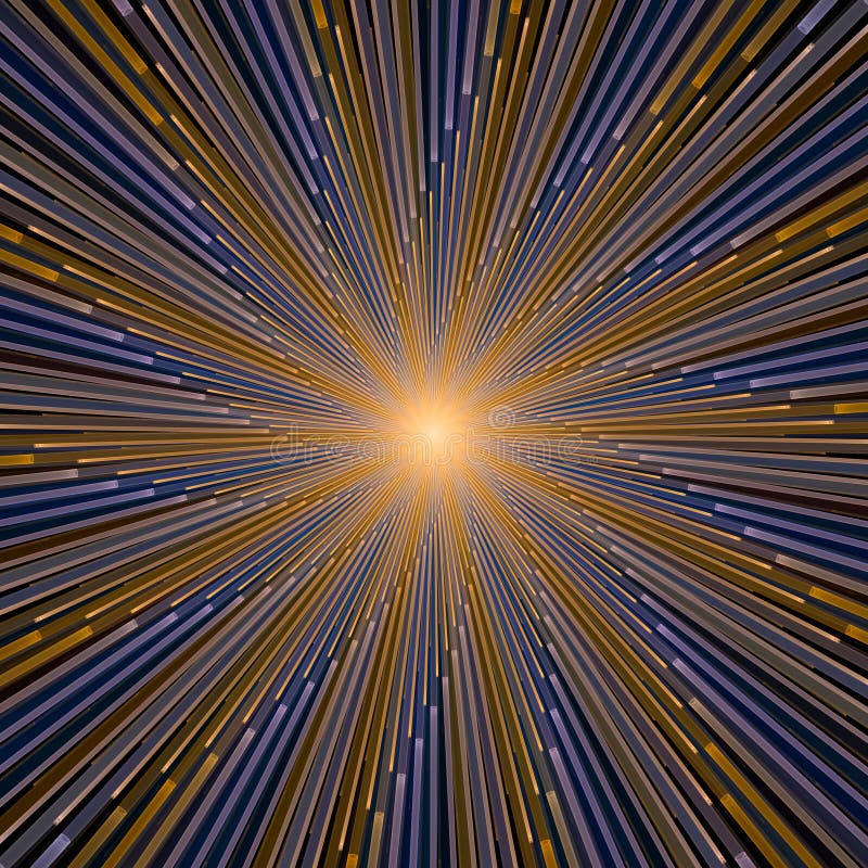 Fractal Line Burst stock illustration. Illustration of rays - 264220944