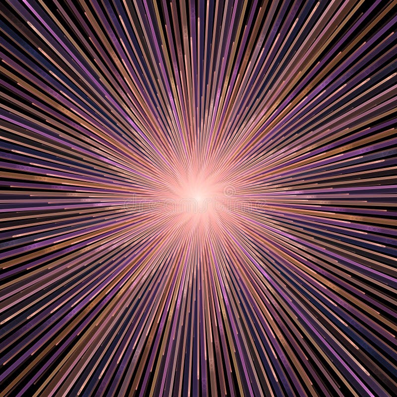 Fractal Line Burst stock illustration. Illustration of illuminate ...