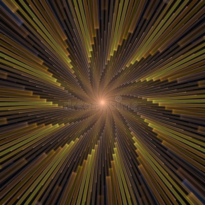 Fractal Line Burst stock illustration. Illustration of radial - 264220964