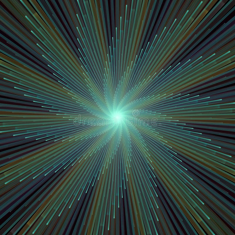 Fractal Line Burst stock illustration. Illustration of radiate - 264221049