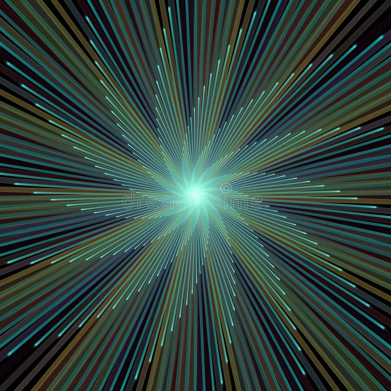Fractal Line Burst stock illustration. Illustration of burst - 264221064