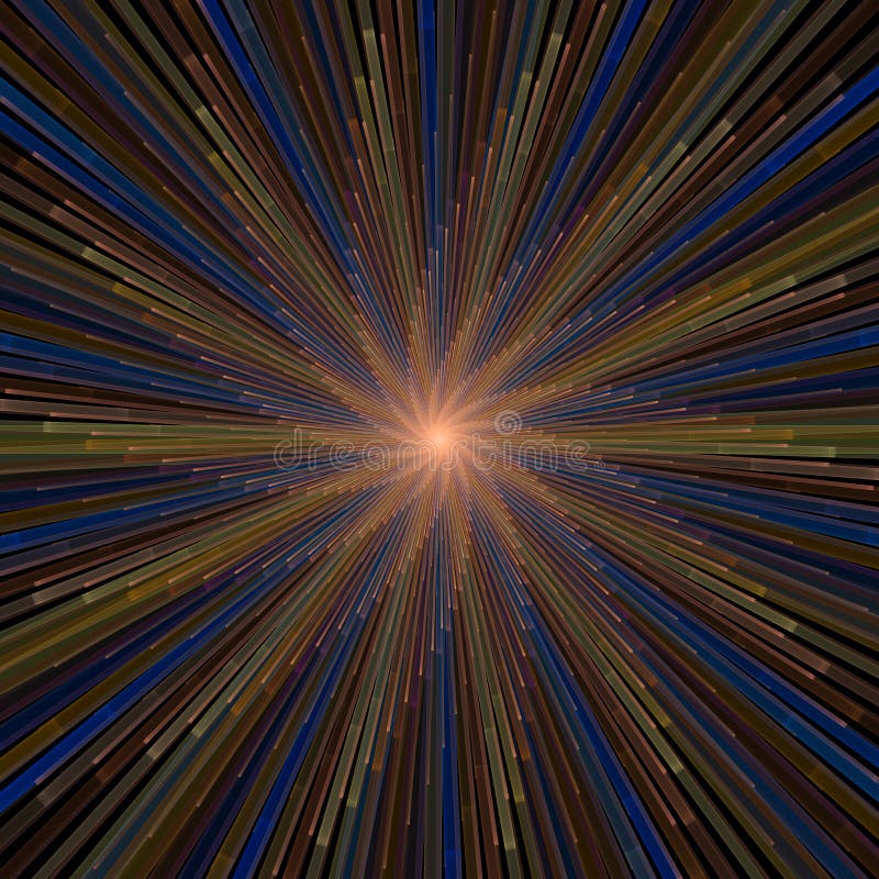 Fractal Line Burst stock illustration. Illustration of element - 265783076