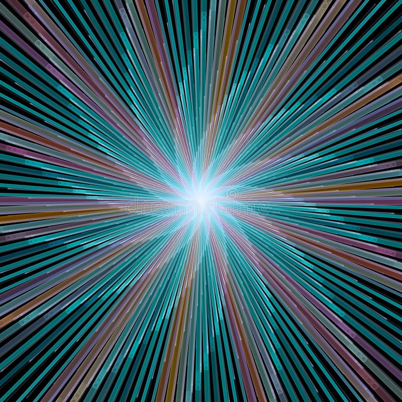Fractal Line Burst stock illustration. Illustration of rendering ...