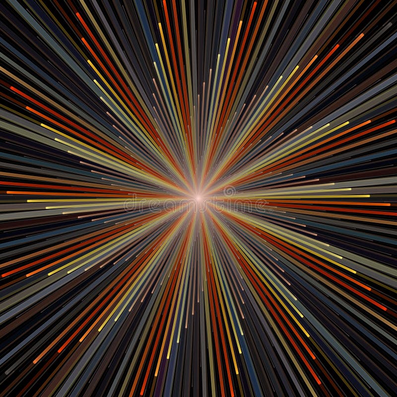 Fractal Line Burst stock illustration. Illustration of fractal - 267167537