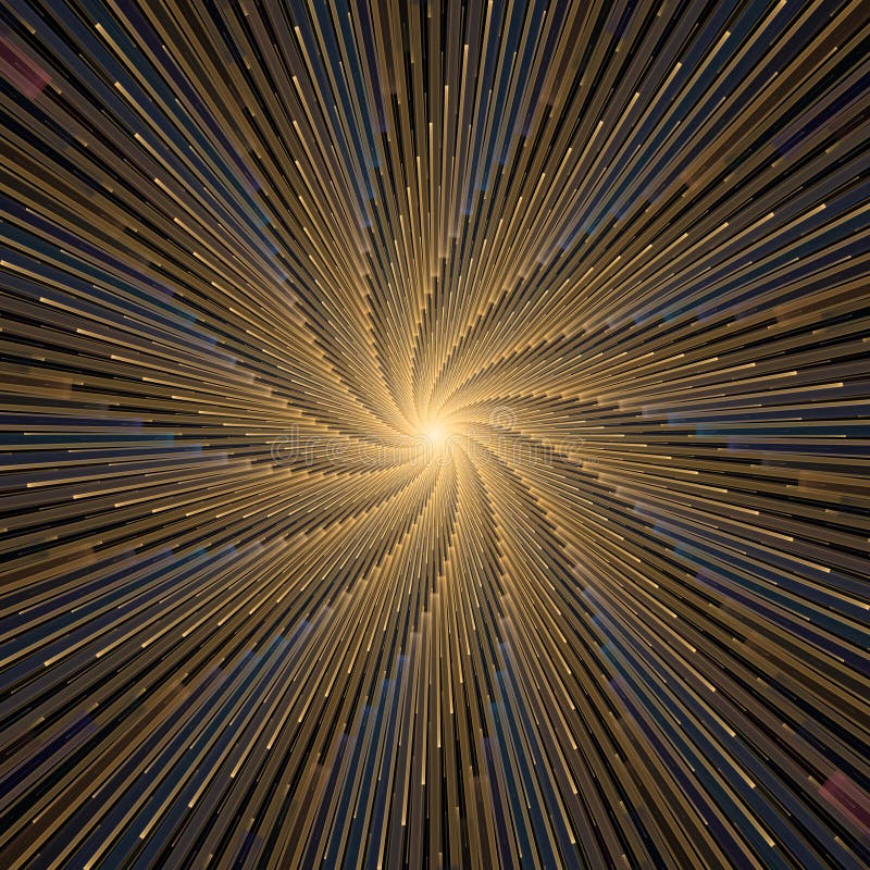Fractal Line Burst stock illustration. Illustration of vortex - 267762076