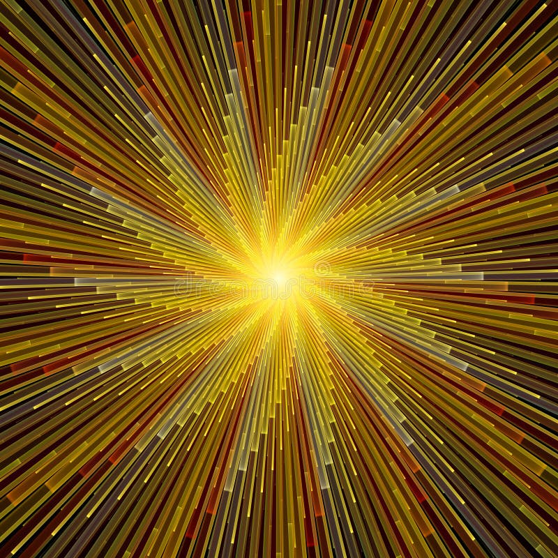 Fractal Line Burst stock illustration. Illustration of radial - 267762096